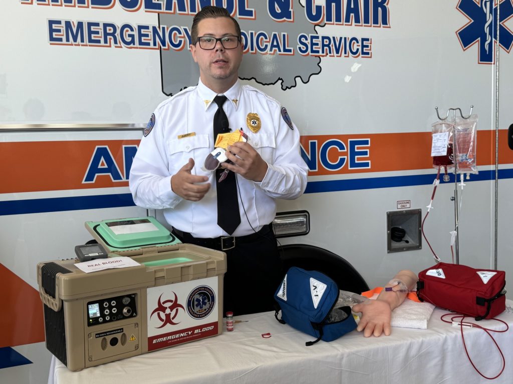 ‘Minutes matter’: Ambulance and Chair EMS, UPMC launch blood ...